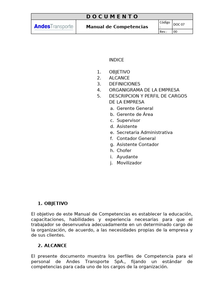 07 Manual de Competencias | PDF | Contabilidad | Economias