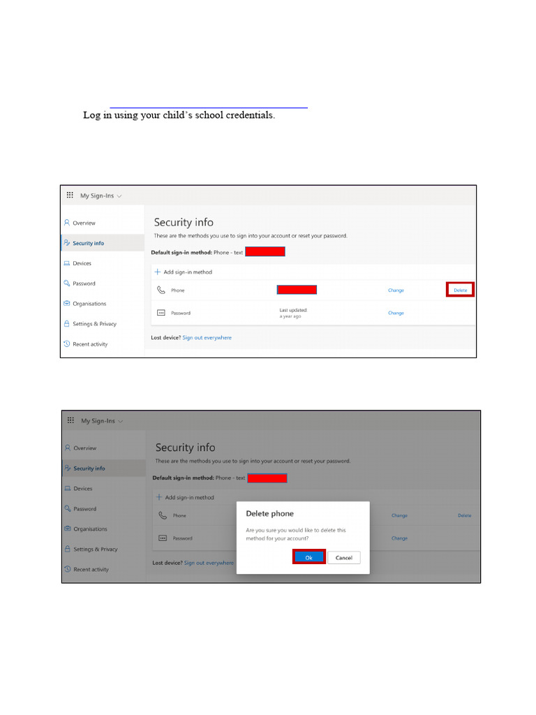 Steps To Remove Two Factor Authentication | PDF