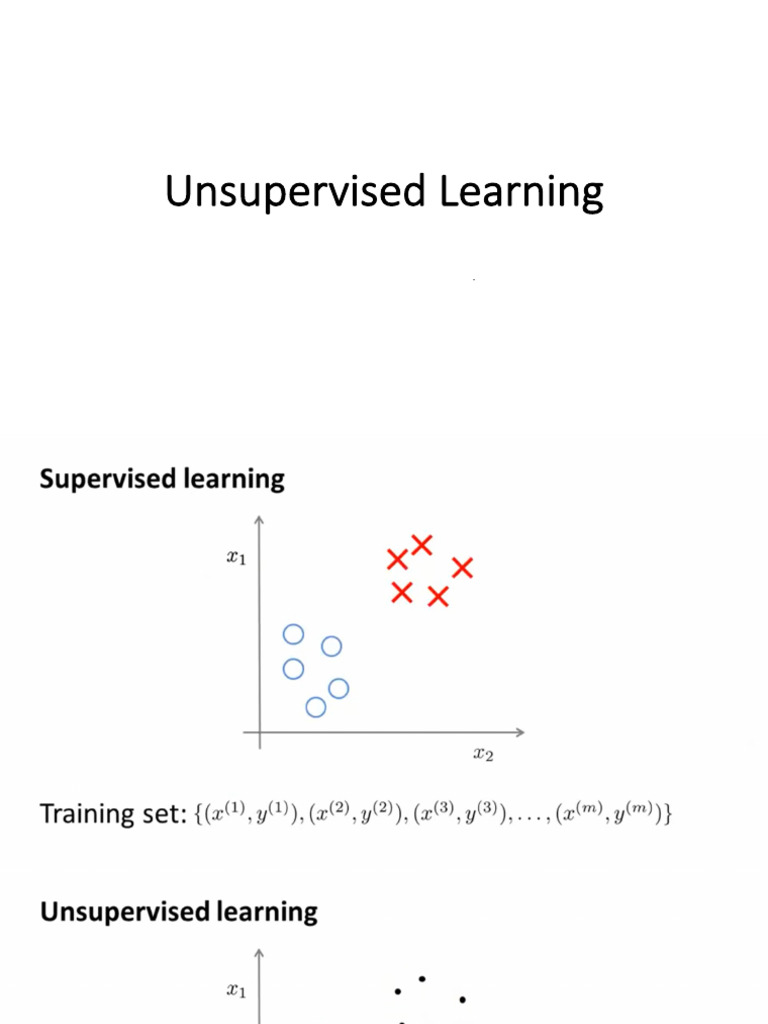 8. Unsupervised Learning - Clustering | PDF