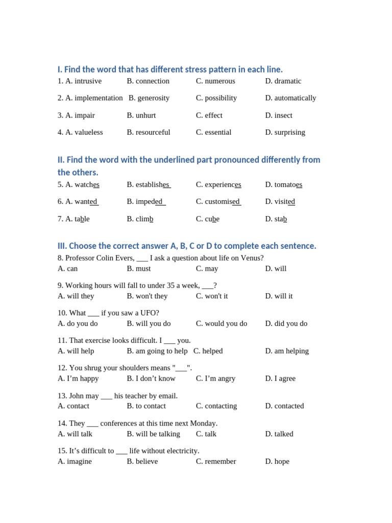De On Tap KT Cuoi HK2 Lop 8 de 1 | PDF