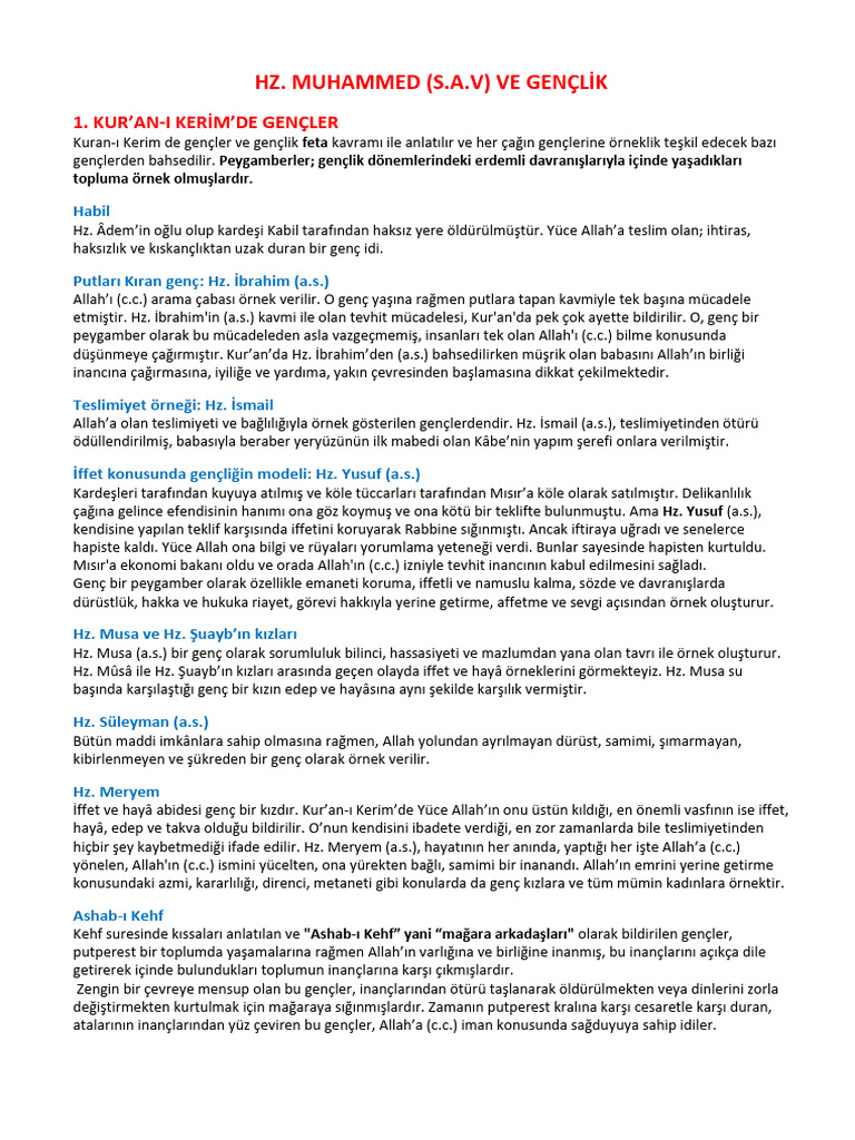 Sınıf Dkab 2. Ünite Özeti | PDF