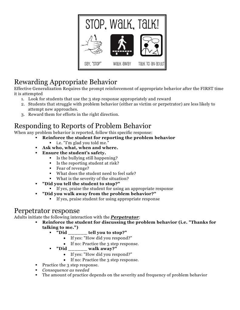 Stop Walk Talk Script | PDF