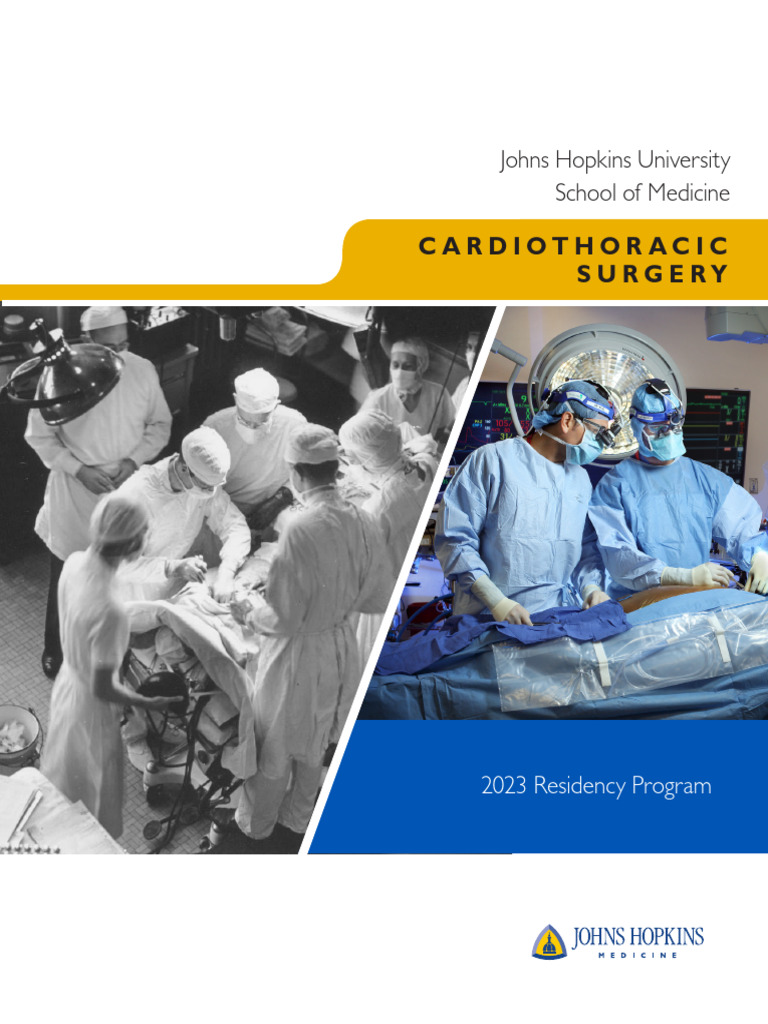 2023 Cardiothoracic Residency | PDF | Cardiothoracic Surgery | Cardiac Surgery