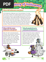 The History of Halloween Reading Comprehension | PDF | Halloween ...