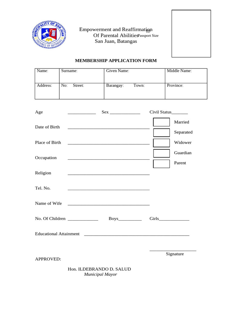 Erpat Form | PDF