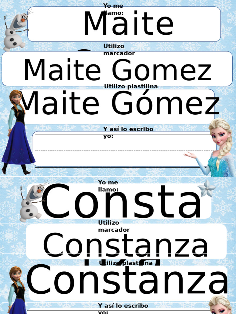 Aprendo A Trazar Mi Nombre3 | PDF