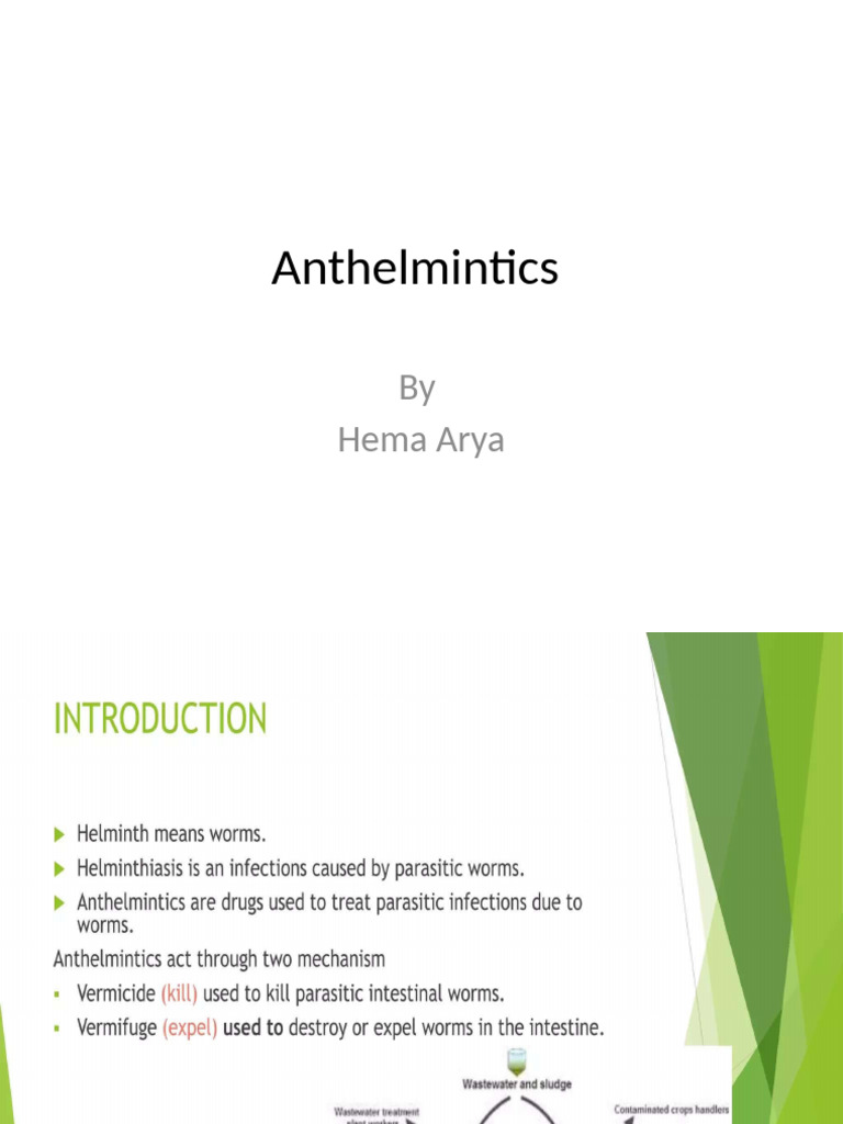 Anthelmintics | PDF