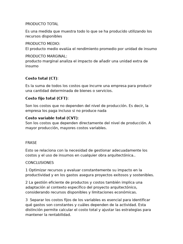 Producto Total | PDF