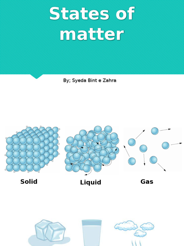 IGCSE States of Matter Notes | PDF | Gases | Liquids