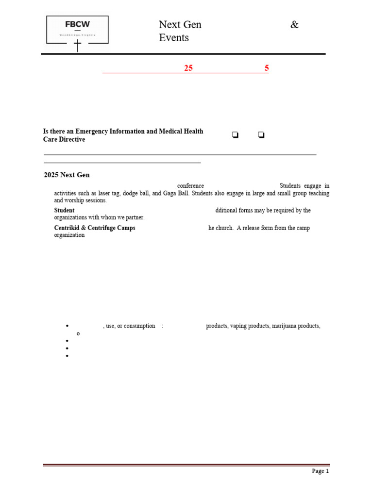 Next Gen Events Participation Agreement | PDF | Indemnity | Legal Liability
