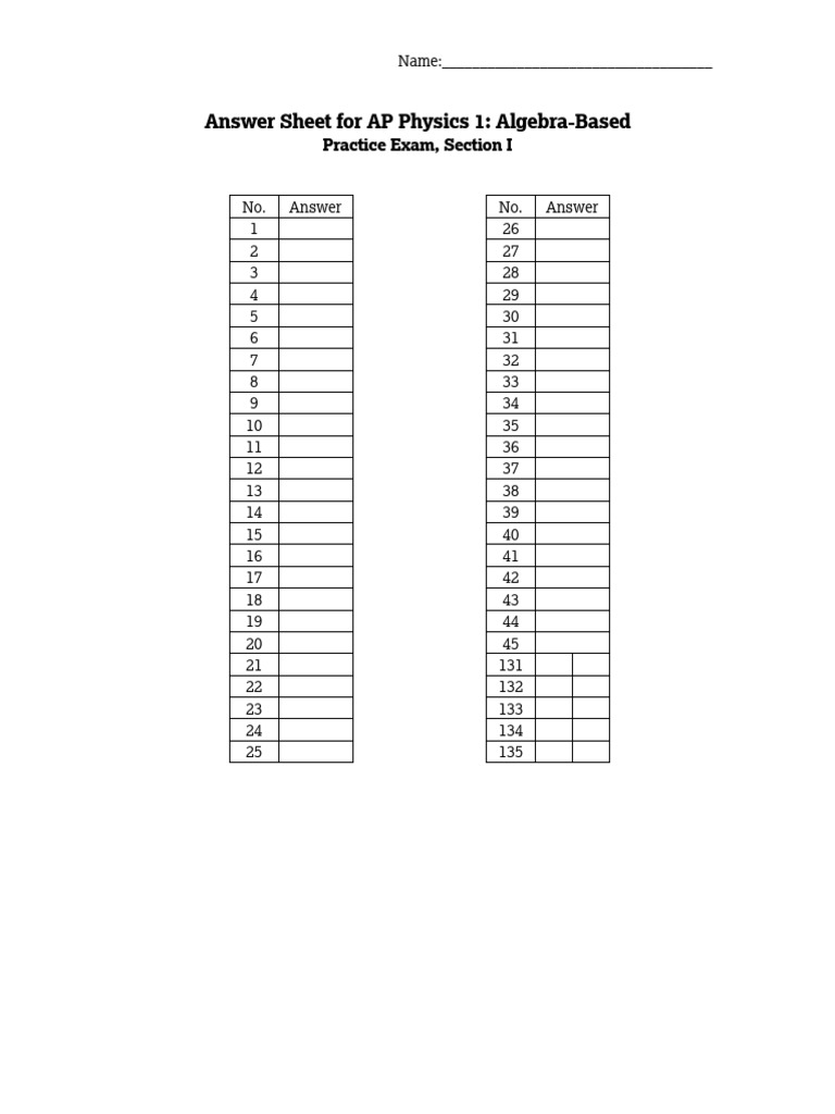 [2022] App1 Practice Exam 3 | PDF | Force | Tension (Physics)