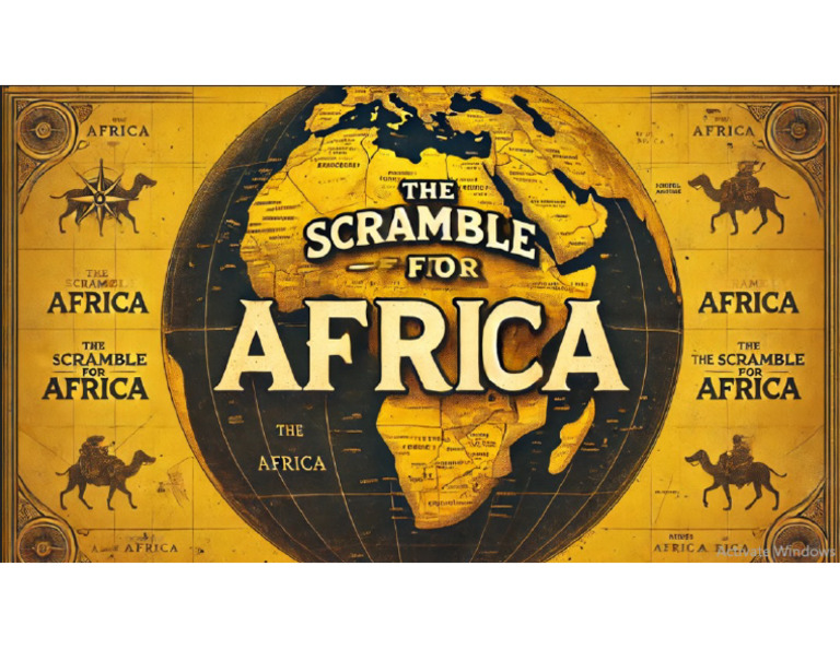 The Scramble For Africa | PDF