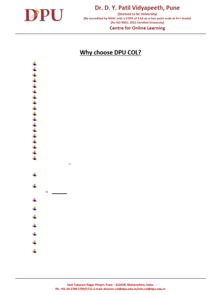 Dpu Facilities | PDF