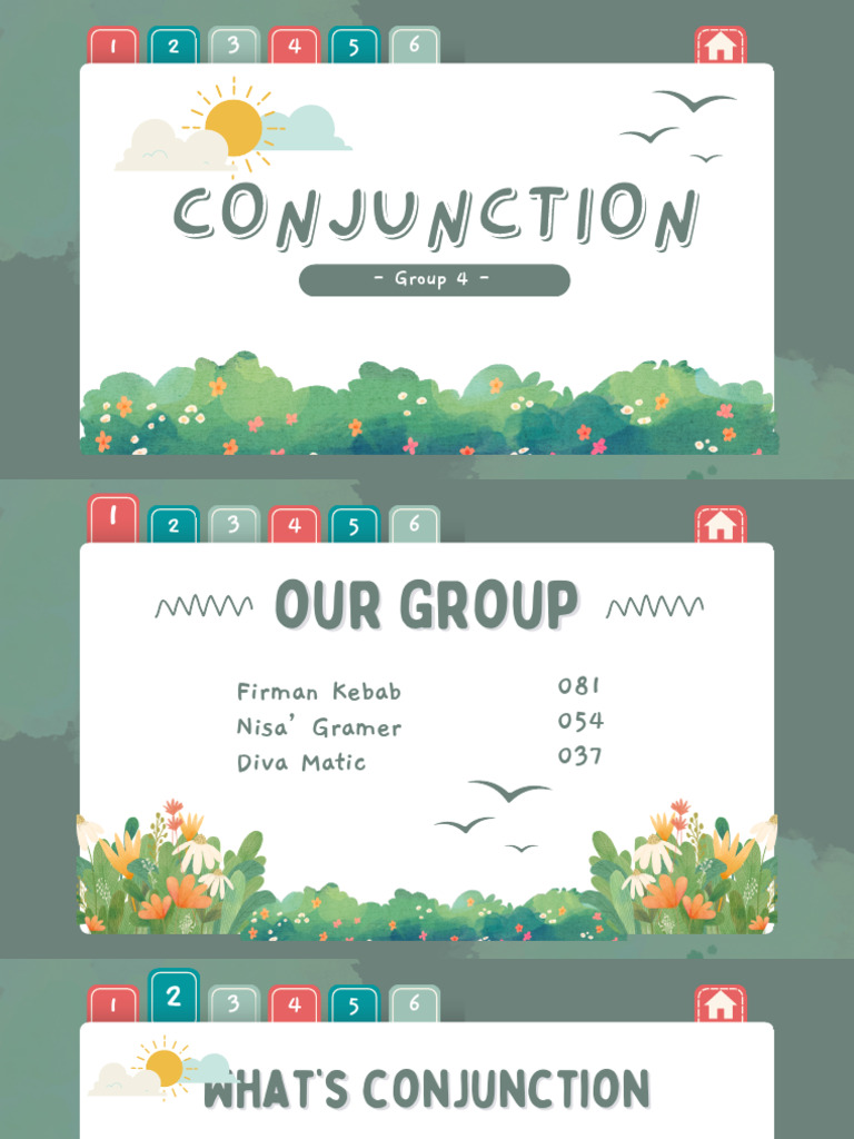 Conjuntion Group 4 | PDF