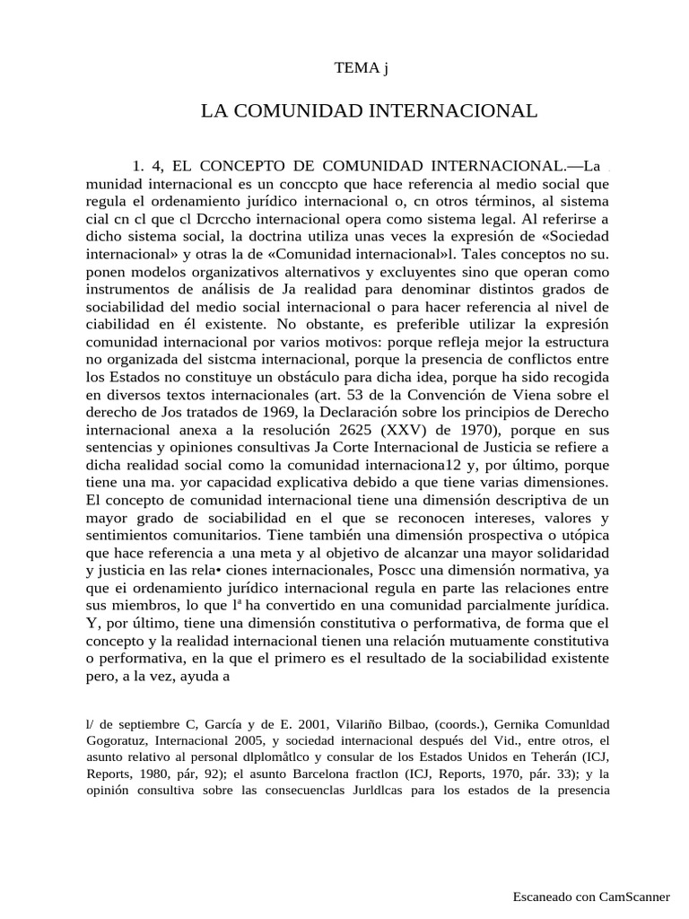 La Comunidad Internacional | PDF | Institución | Globalización