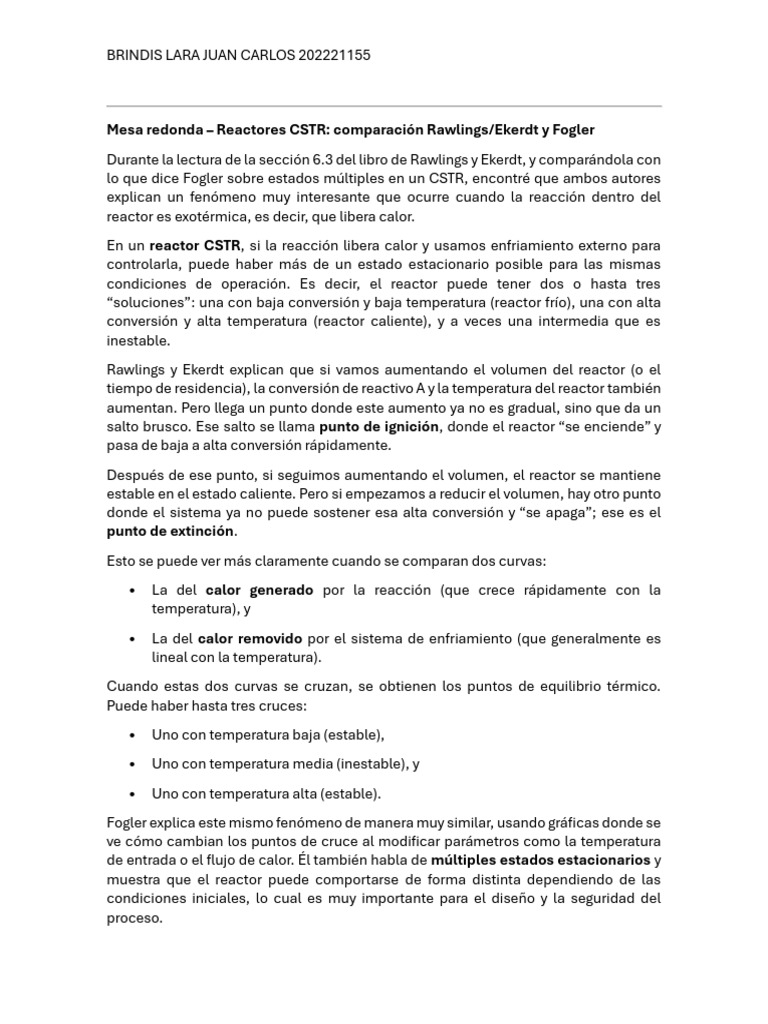 Clase 06052025 | PDF | Reactor Quimico | Calor