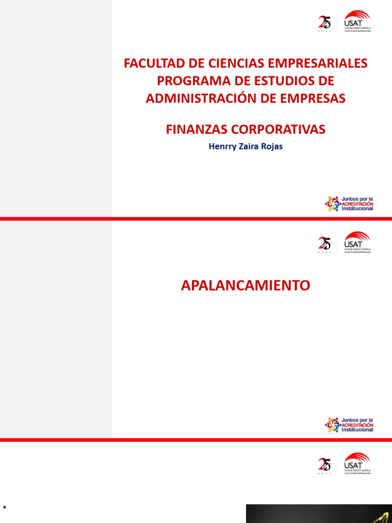 SESION 18 Y 19 APALANCAMIENTO | PDF | Apalancamiento (Finanzas) | Business