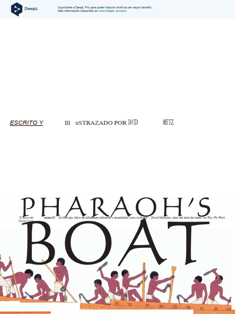 El Barco del Faraón Keops | PDF | Pirámide | Remo