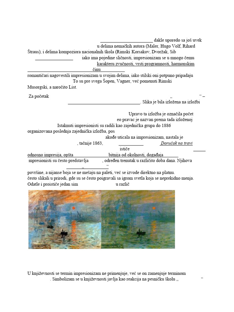 Impresionizam Djokic | PDF