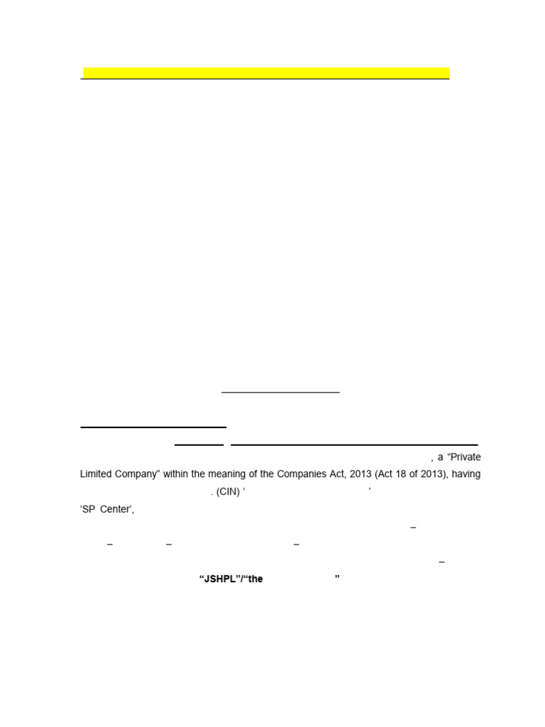 Deed of Assignment Format 2 | PDF | Lease | Assignment (Law)
