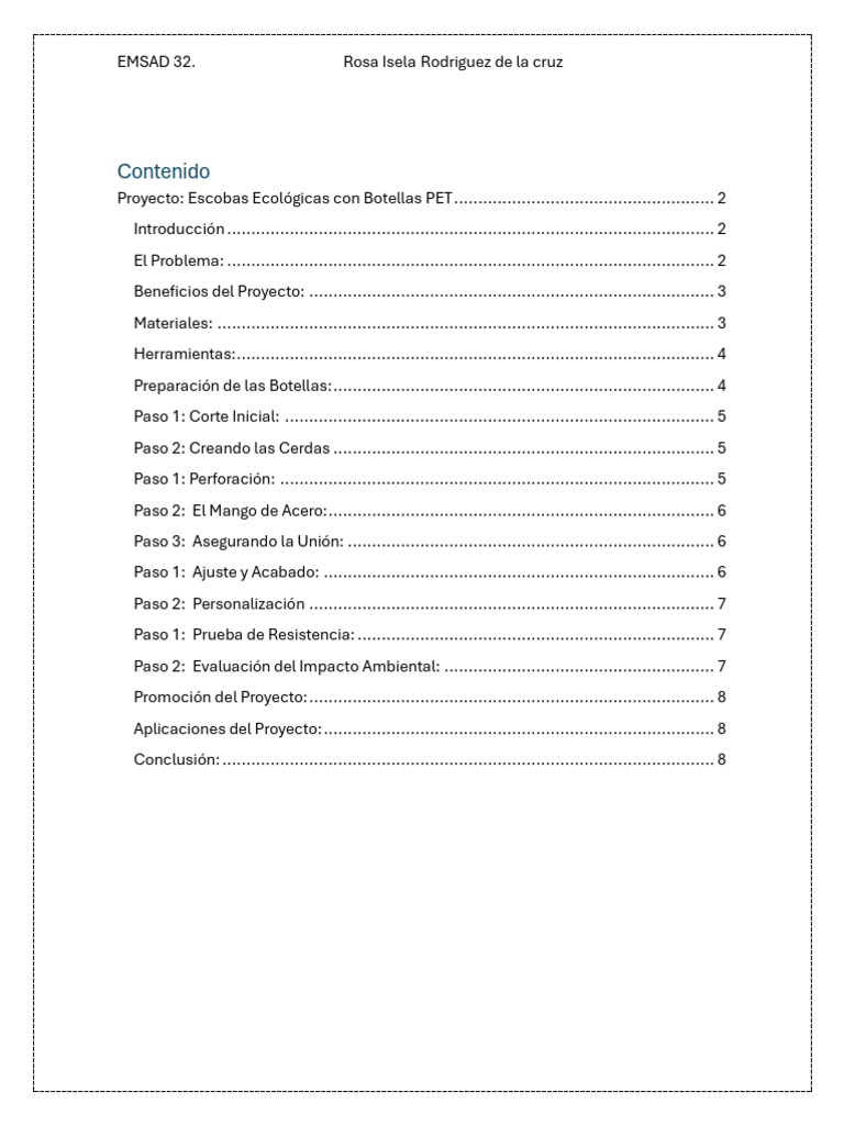 Proyecto Pet | PDF | El plastico | Sustentabilidad