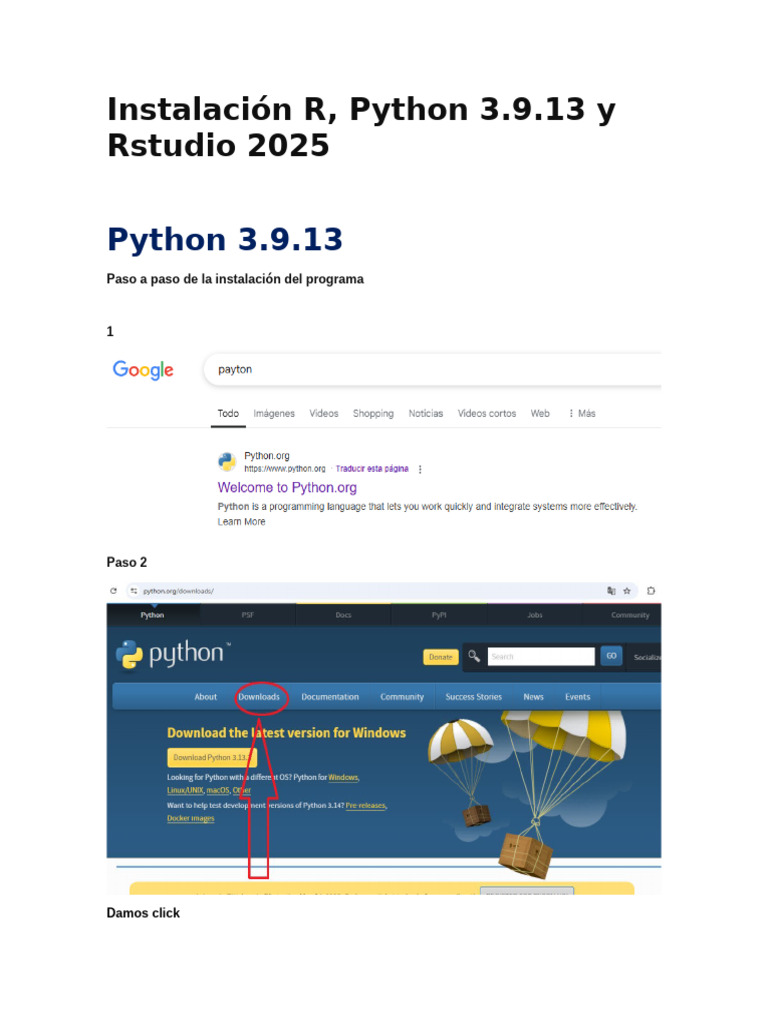 Instalación Python | PDF