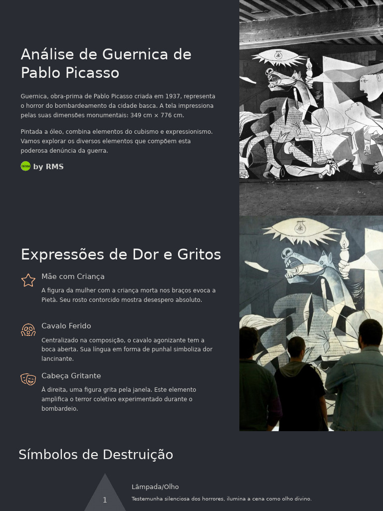 Analise de Guernica de Pablo Picasso | PDF
