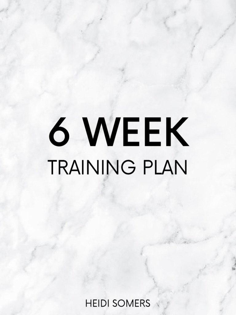 6-Week HIIT Training Plan by Heidi Somers | PDF | Musculoskeletal ...