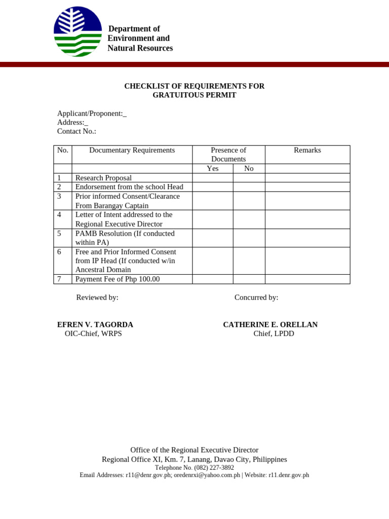 Checklist For GP | PDF