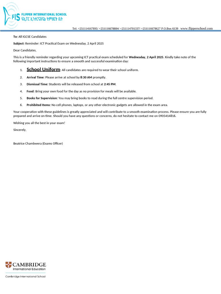 ICT Practical Exam | PDF