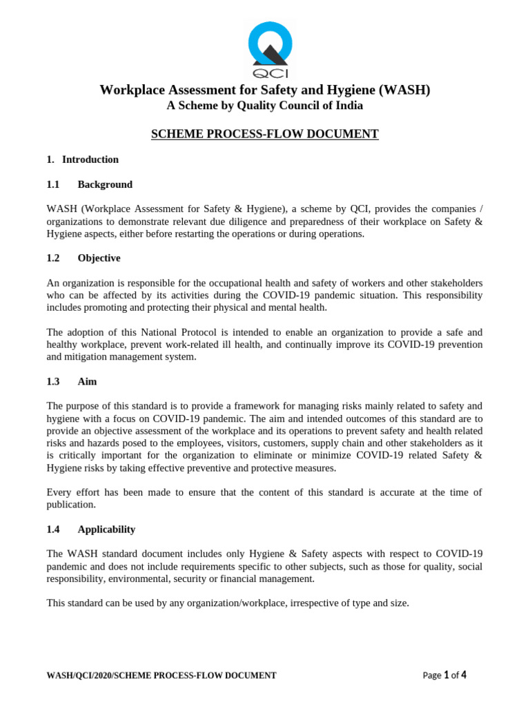 Scheme Process Flow Document Pdf Safety Occupational Safety And 7108