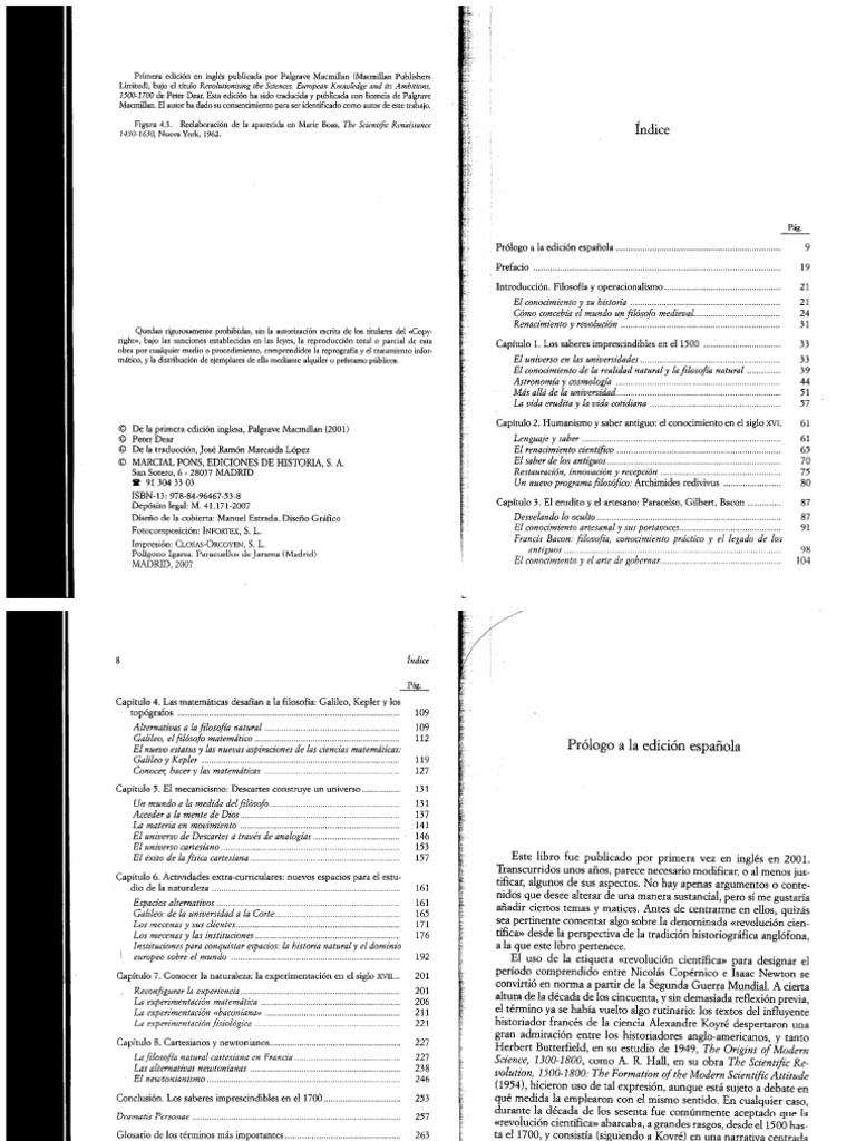 Peter Dear, La Revolución de Las ciencias-DESKTOP-RLEILJL | PDF