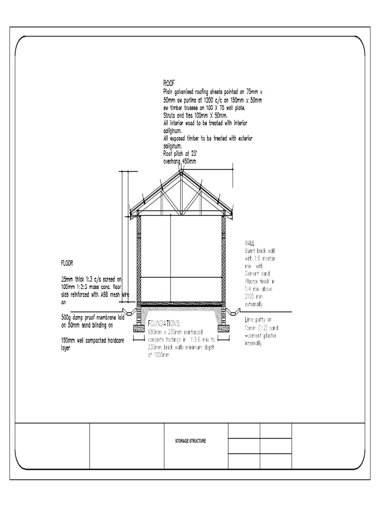 Infrastructure Development Drawing for Schools | PDF
