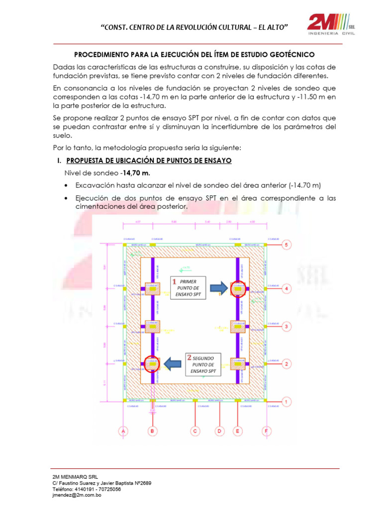 Procedimiento Estudio Geotécnico | PDF