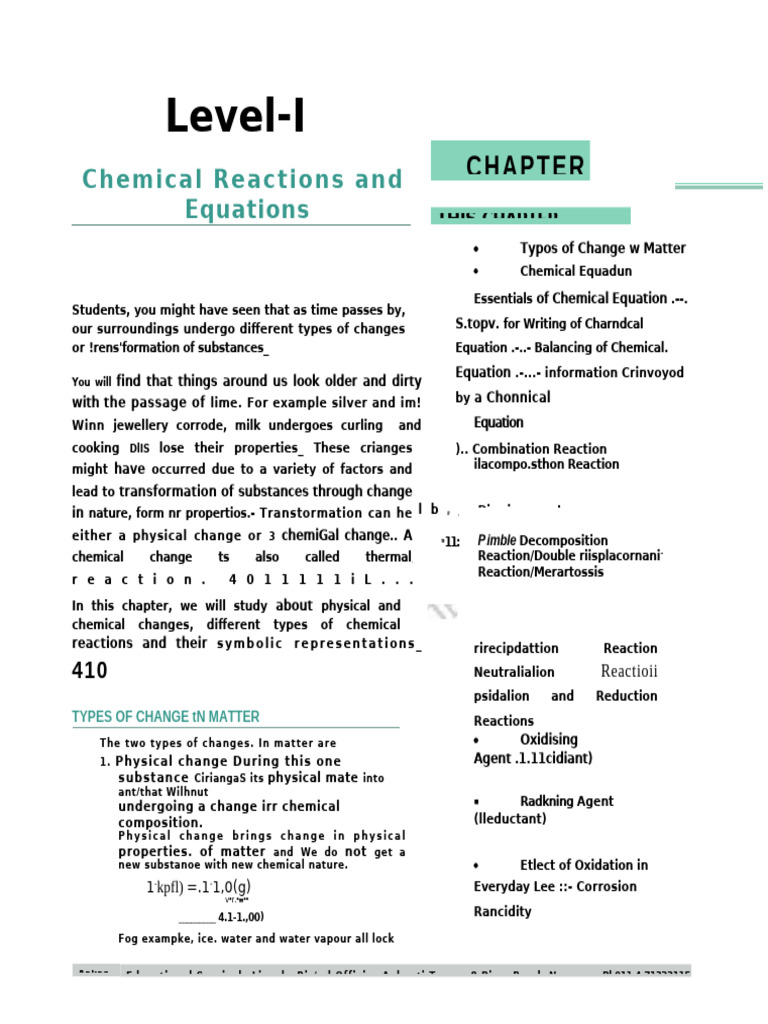 Toaz - Info Aakash Chemistry Module 1amp2 Class 10th PDF PR | PDF ...