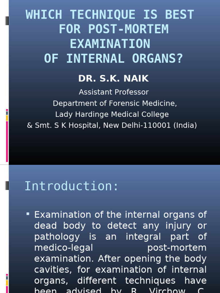 Ilide.info Which Technique is Best for Evisceration During Autopsy Pr ...