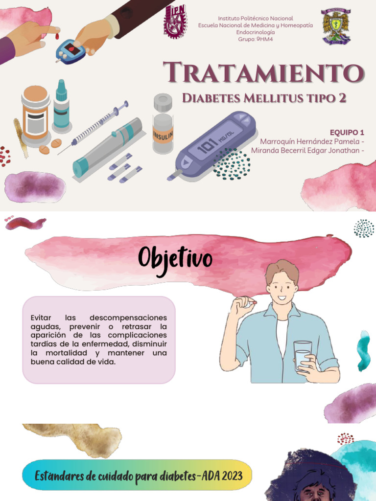 Tratamiento Diabetes Mellitus Tipo - 2 - EQUIPO 1 | PDF | Diabetes ...