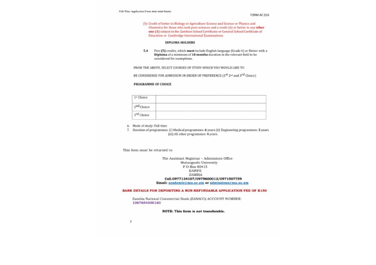 2025-2026_Fulltime_Application_Form_Final_Final (1) | PDF