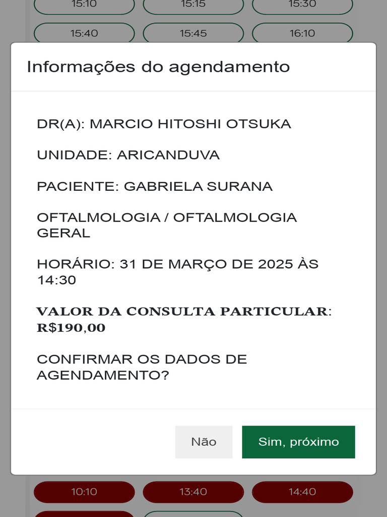 Cema - Agendamento | PDF