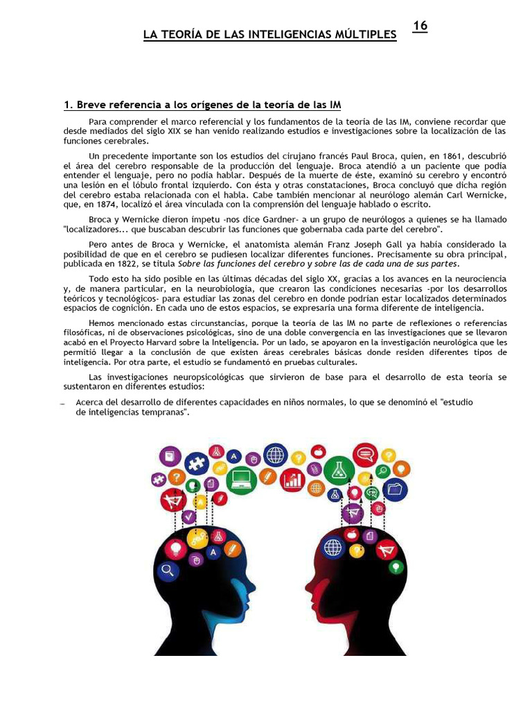 8-La Teoría de Las Inteligencias Múltiples | PDF | Inteligencia ...