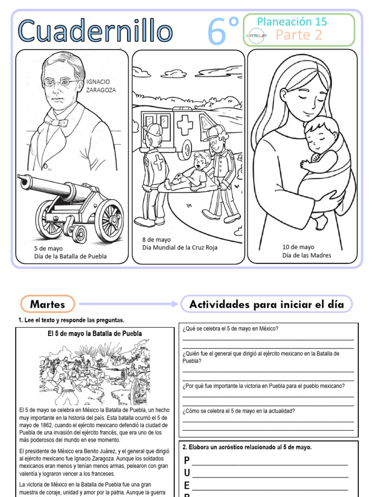 Cuad 15 Parte 2 6° Mayo | PDF | Adverbio | México