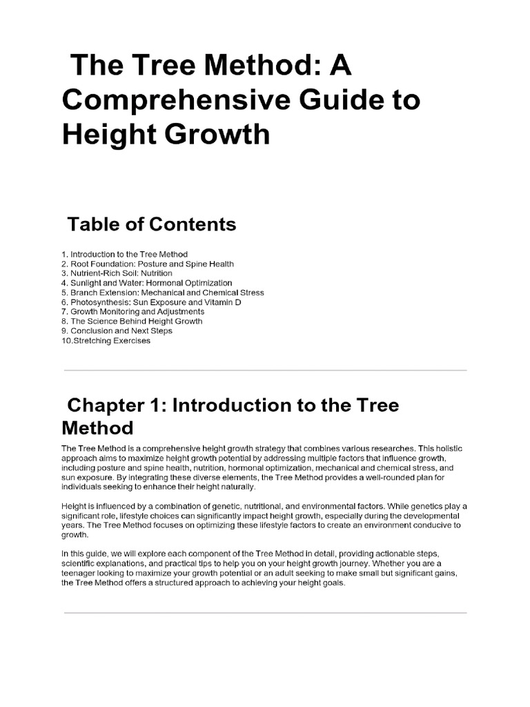 The Tree Method | PDF