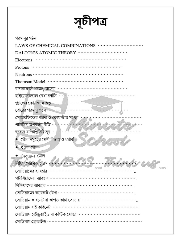 Chemistry Index | PDF
