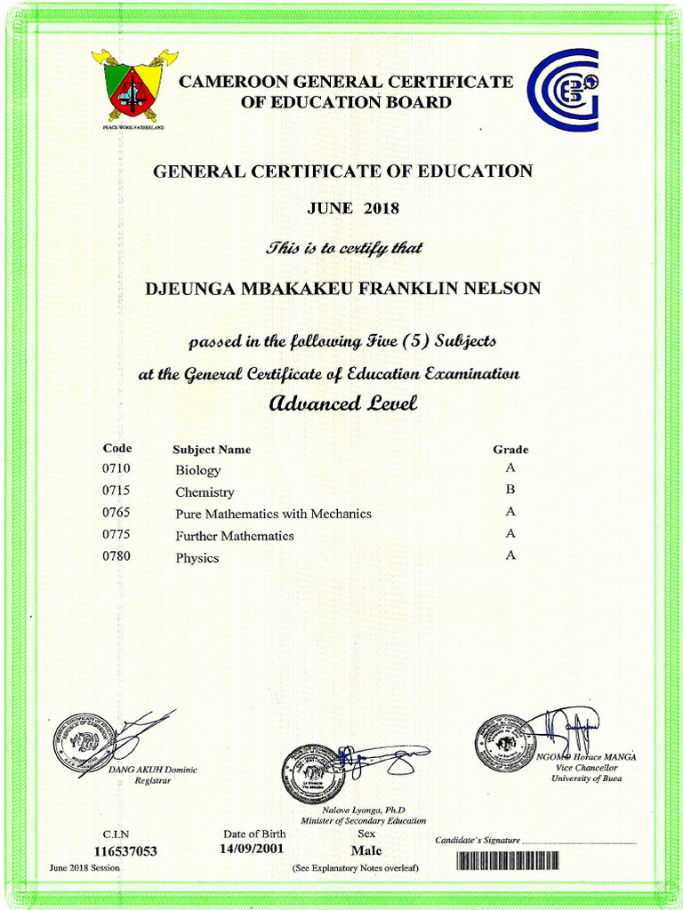 Gce A | PDF
