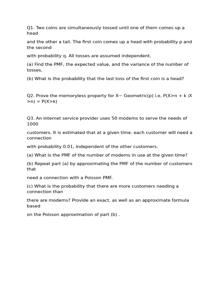 Questions Tutorial 3 | PDF