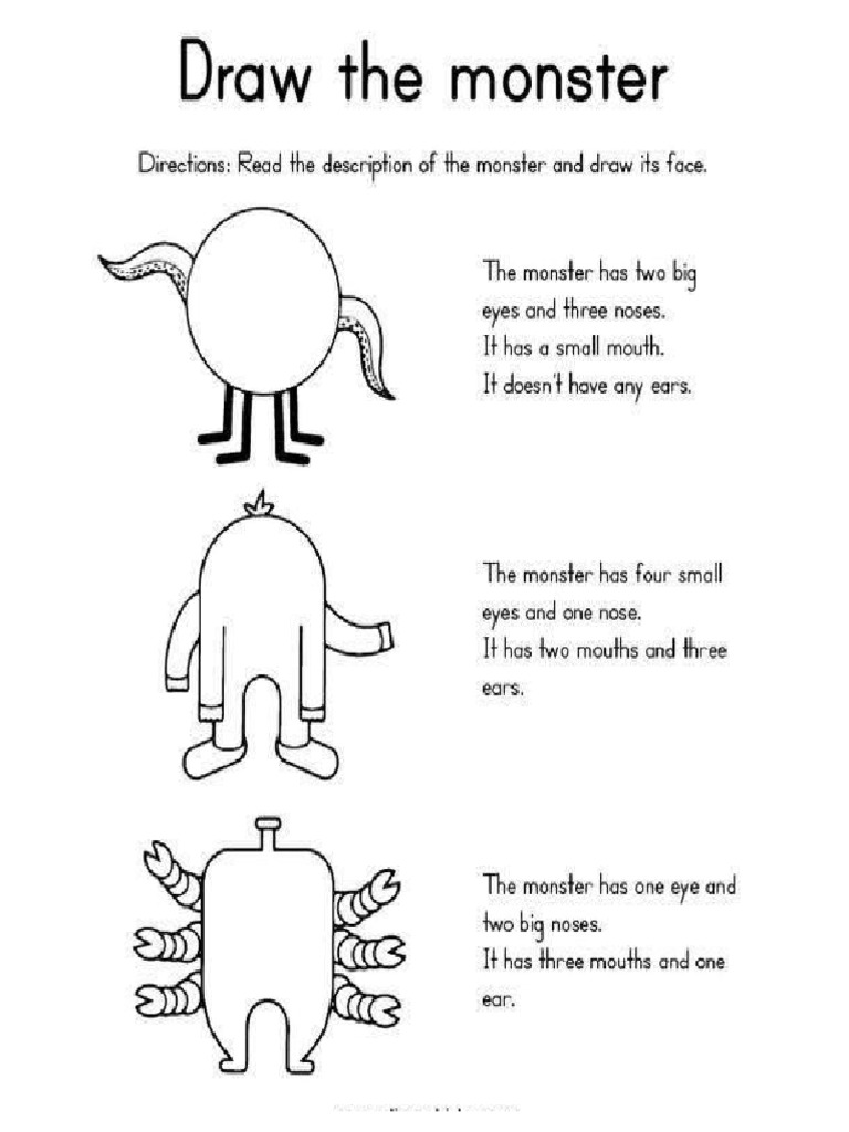 Draw The Monster | PDF