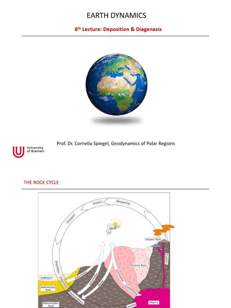 6 Deposition and Diagenesis | PDF | Sedimentary Rock | Clastic Rock