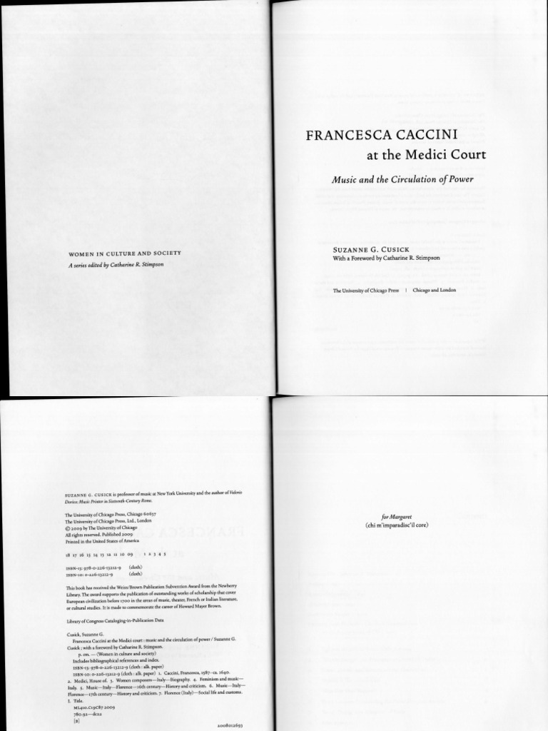 Cusick Caccini Chs 6-7 WK 2 | PDF
