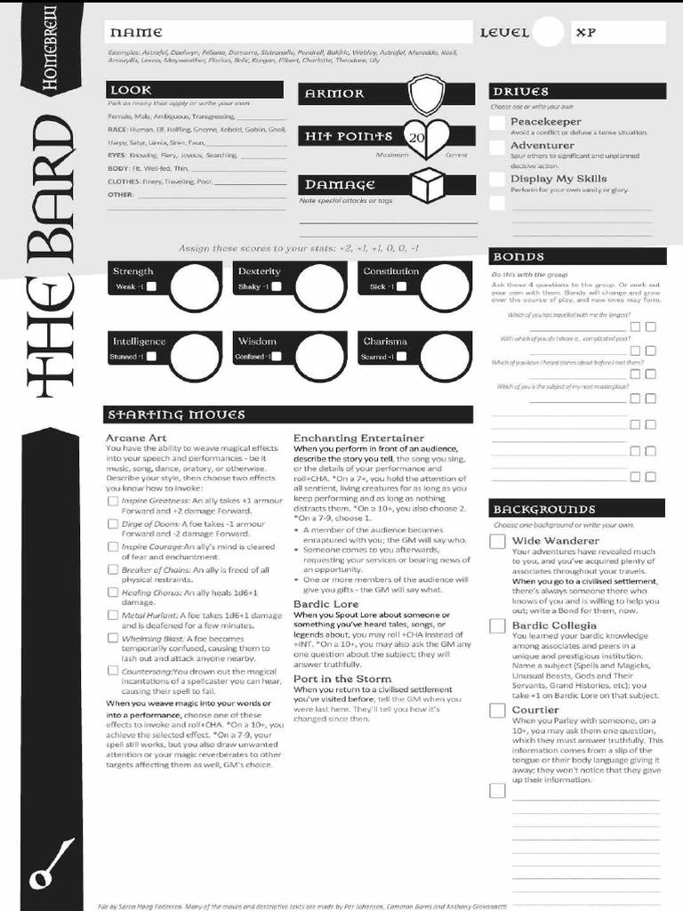 Bard Playbook | PDF
