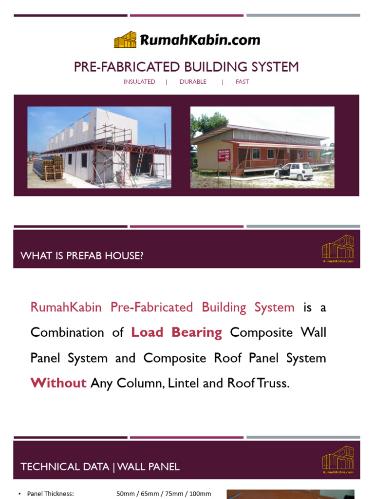 Prefabricated Building System Overview | PDF | Bathroom | Thermal ...
